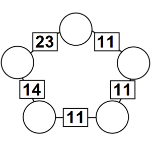 Pentagon Arithmagons - Free Printable Puzzles